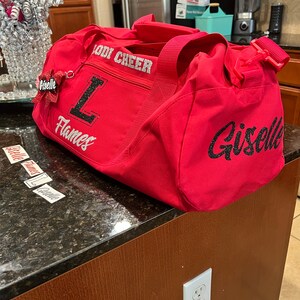 Pageant Duffel Bag With Name, Personalized Bling Pageant Bags ...