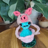 Crochet Pattern, Bonnet for Chickens, Sunday Bonnet, Little Red Hen Hat ...