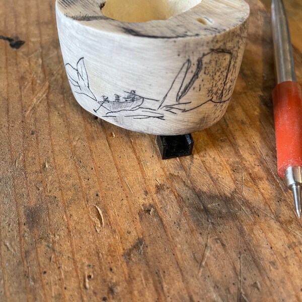 Printmaking Scrimshaw Scribe Hobby Tool 3/8 Hexagon Stainless Steel ...