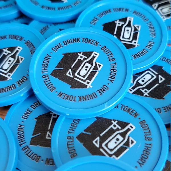 Custom Plastic Tokens Printed With Your Full Color Design - Add Your ...