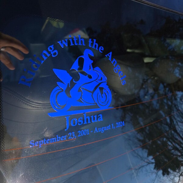 In Loving Memory Decal | Memorial Decal | Forever in Our Hearts Decal ...
