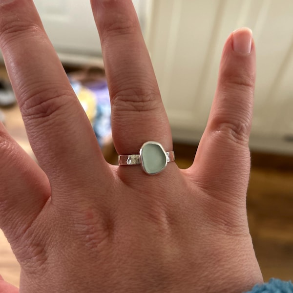 Original Seaglass Ring - Etsy