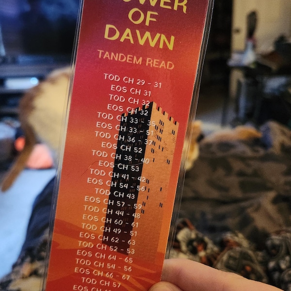 ONE Throne of Glass Tandem Read Bookmark - Double Sided - TOG Book Mark ...