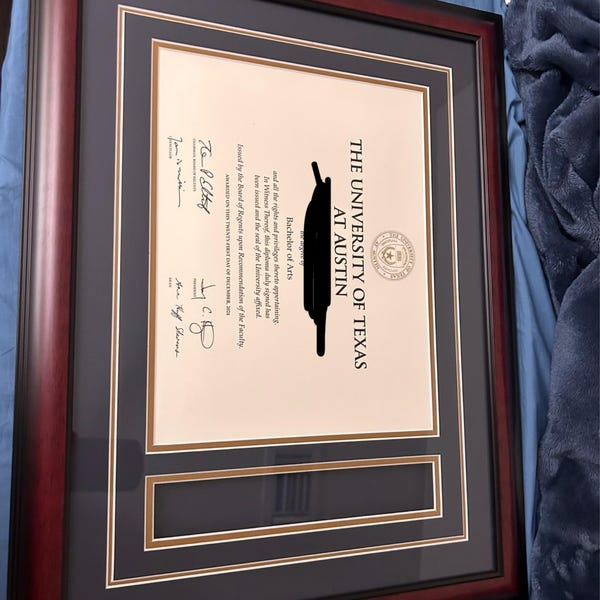University Diploma Frame, College or High School Graduation Gift for ...