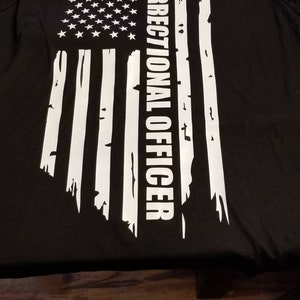 USA Flag Svg, Correctional Officer Flag, Thin Silver Line Flag ...
