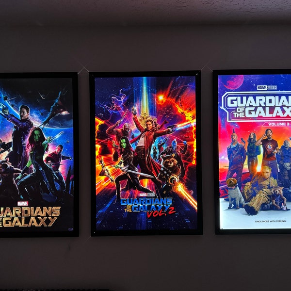 3-PACK Custom LED Light Box Poster Frames - Made in USA - Etsy