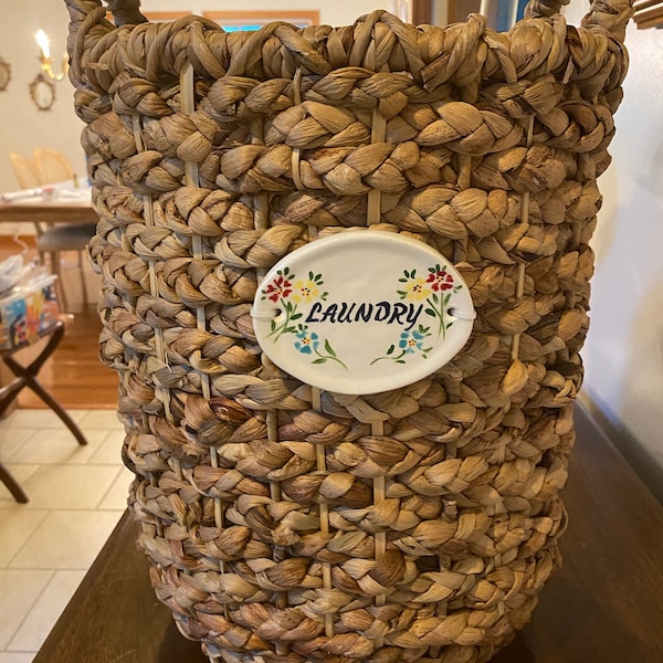 Ceramic Front Door Sign, Custom Door Sign, Hand Made Tile, Oval Door ...