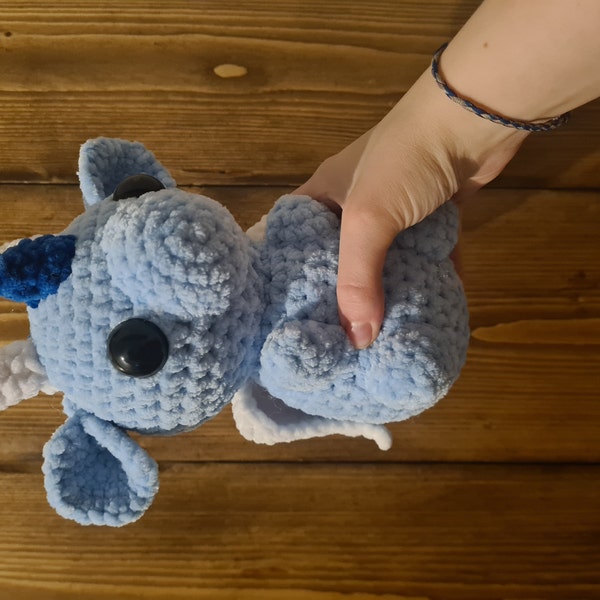 Kawaii Dragon | Mythical Creature | Beginner Crochet Amigurumi Pattern ...