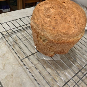 Bread Baker Pottery Bread Baking Pot in Blue Glaze 12 Recipes Included ...