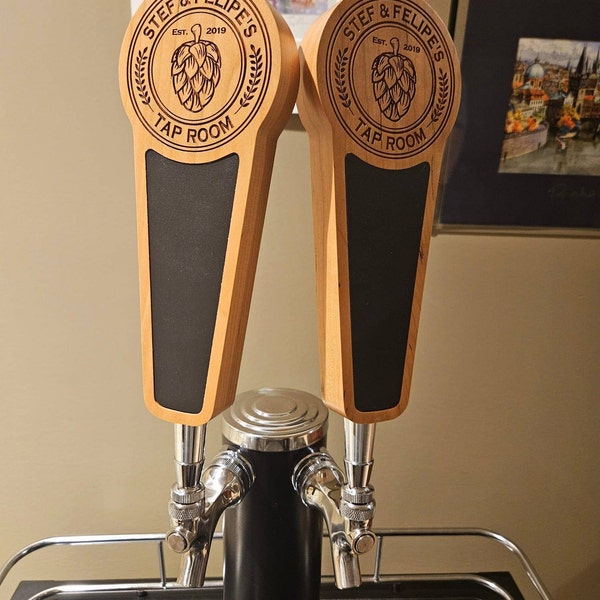 Personalized Beer Tap - Seconds and Rejected Beer Taps - Hop Edition - Etsy
