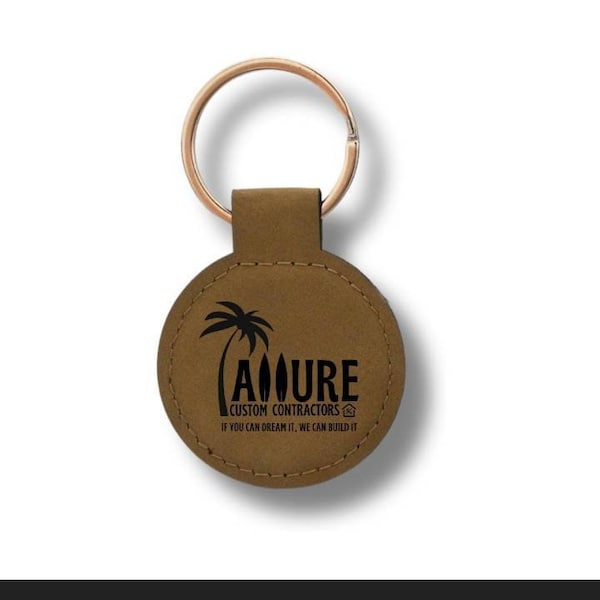 Custom Logo Keychain, Promotional Products, Custom Leather Keychain ...