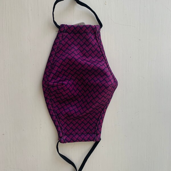 Stay Safe Face Mask/covering With Tie-able Ear Loops, Adjustable Nose ...