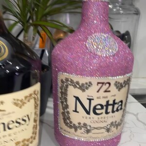 PRINTABLE 375ML Birthday Custom Label 1738 Cognac Custom | Etsy