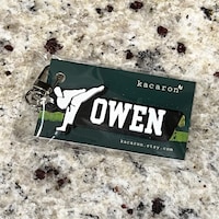 Treble Clef Music Personalized Keychain / Keyring / Bag Tag / Name Tag ...