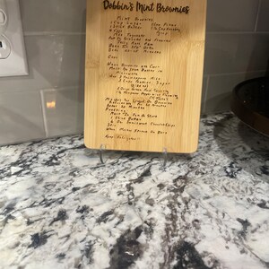 Recipe Magnet Handwritten Engraved Recipes, 5x7 Size - Etsy