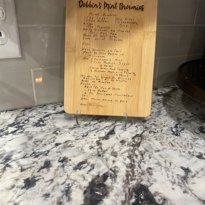 Recipe Magnet Handwritten Engraved Recipes, 5x7 Size - Etsy