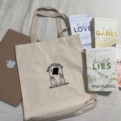 Bookish Canvas Tote Bags Bookish Merch Book Tote Bags books Inside Tote ...