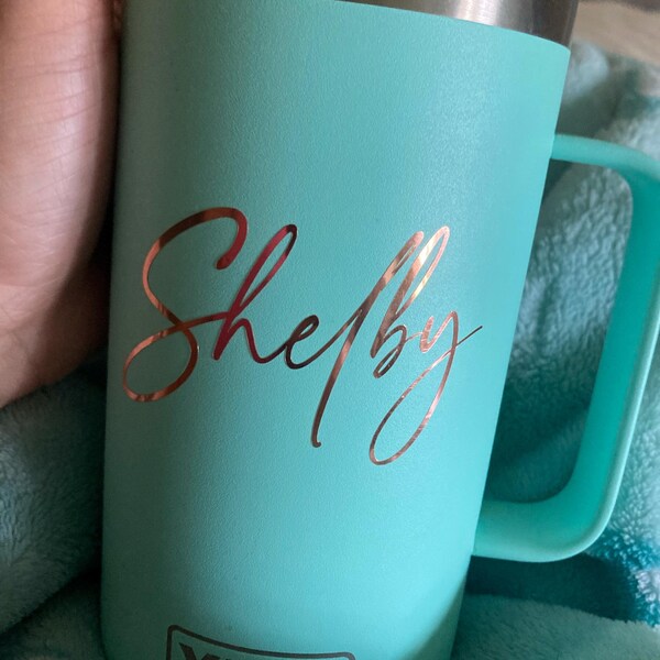 Personalized 16oz Libby Can Glass | Customized | Coffee Cup | Lid ...