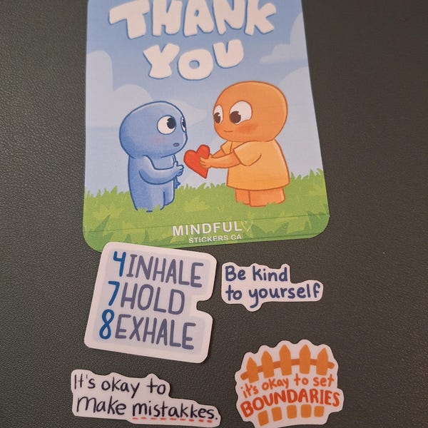 Mental Health Grounding Sticker / “feel the Ground That’s Holding You ...
