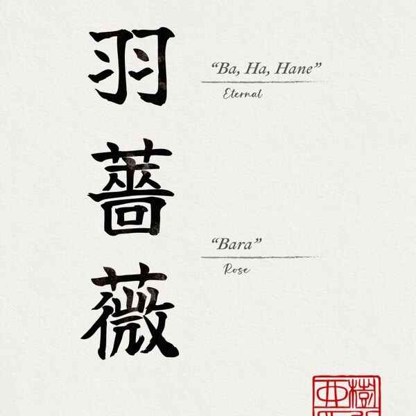 Your Name in Japanese Calligraphy, Personalized Japanese Name, Japanese ...