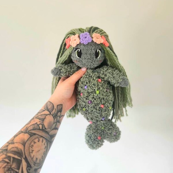 The Heart Fin Mini Merbabies Amigurumi Pattern, Crochet Heart Fin Mini ...