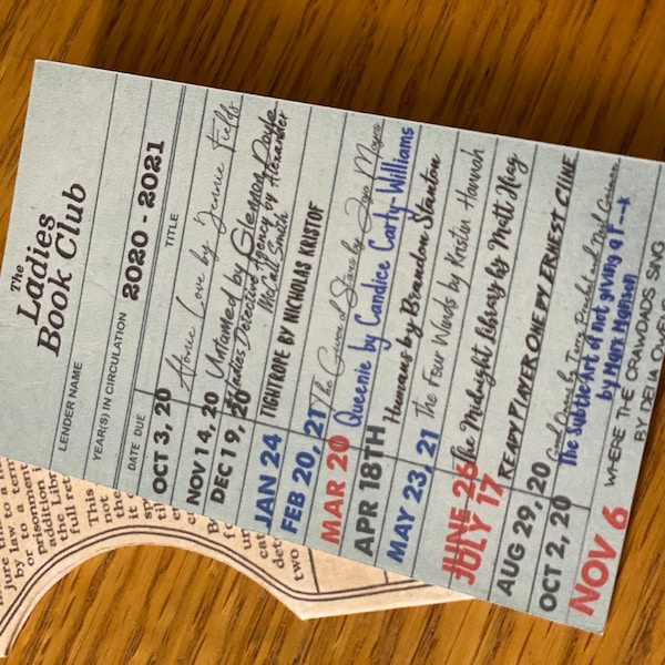 Pastel Colored Library Cards Vintage Style Printable Library Card for ...