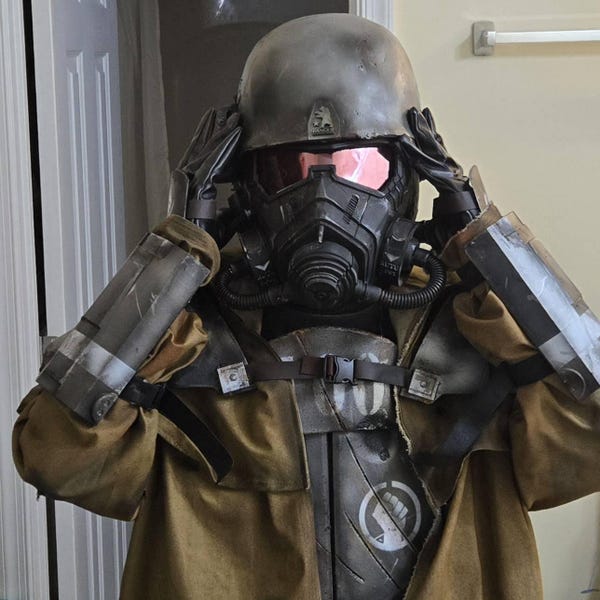 NCR Ranger Veteran Arm Armor + Leather Gloves - Etsy