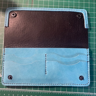 Leather Trucker Wallet PDF Pattern Leather Long Wallet Pdf Pattern ...