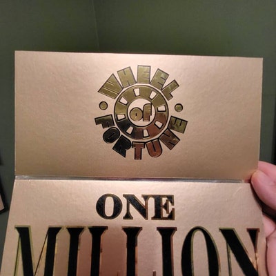 90'S ERA Replica Wheel of Fortune Prize Envelope CUSTOMIZABLE - Etsy
