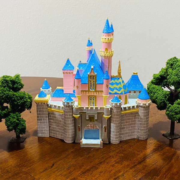Sleeping Beauty Castle (non Light-up) - Cake Topper - 3D Printed ...