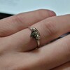 Praying MANTIS Stacking Ring Oxidized Insect Jewelry Sterling Silver ...