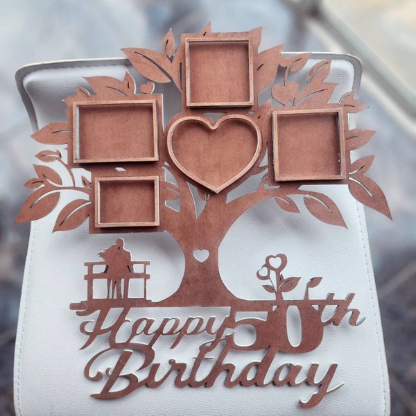 Family Tree Photo Frames Cdr Svg Dxf Laser Cut Cncfile Photo Holder ...