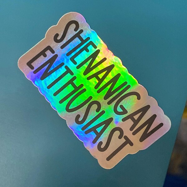 Shenanigan Enthusiast Laptop Stickers, Funny Stickers, Sarcasm Laptop ...
