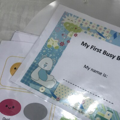 Toddler Busy Book, Printable Busy Book, File Folder Game, Learning ...