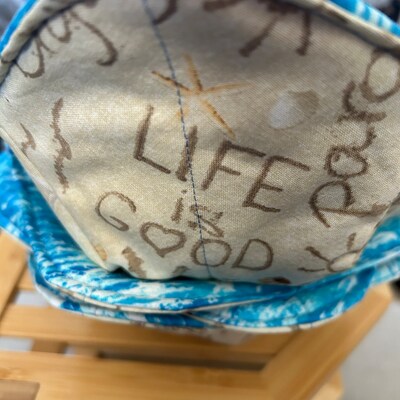 Beach Comber Writing on Sand C1234 by Timeless Treasures - Etsy