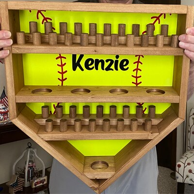 Softball Ring and Ball Display, Softball Ring Display, Softball Ring ...