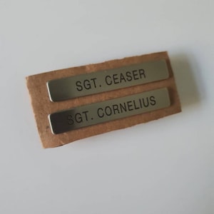 Name Tag With Magnetic Backing Personalized Wearable Your - Etsy