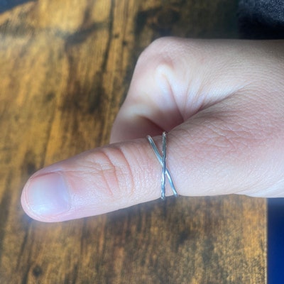 Silver Snake Thumb Ring Stackable Adjustable Ring Birthday - Etsy