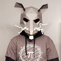 DIY Camel Mask, Paper Craft Template, Halloween Mask, Printable Animal ...