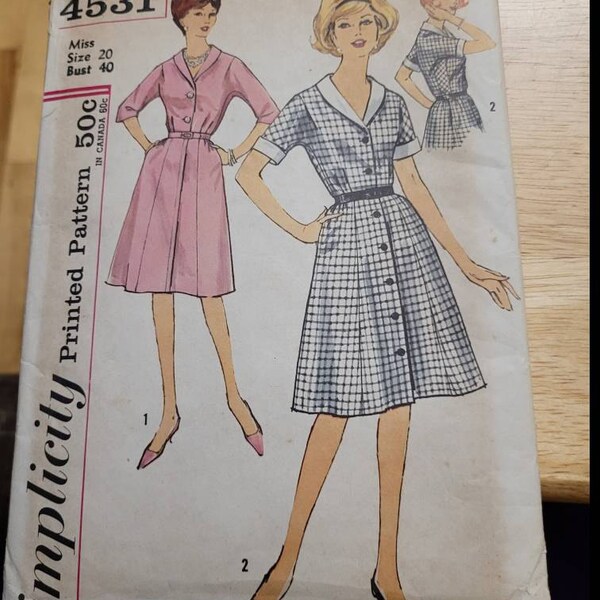 EASY 1 Hour Dress Top Pants Shorts 12-16 Simplicity 8136 - Etsy