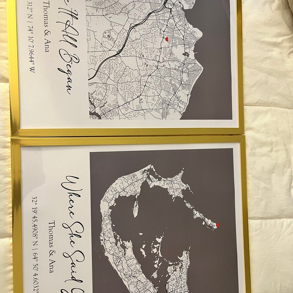 Custom Topographic Map of Anywhere in the World, Gift for Hiker ...
