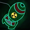 Nuclear Bomb Edge Lit LED Sign , Neon Like , Arcade Light Sign, Nuke ...