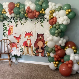 PRINTABLE 5X7 Woodland Animal Signs Set of 8 Woodland Nursery - Etsy