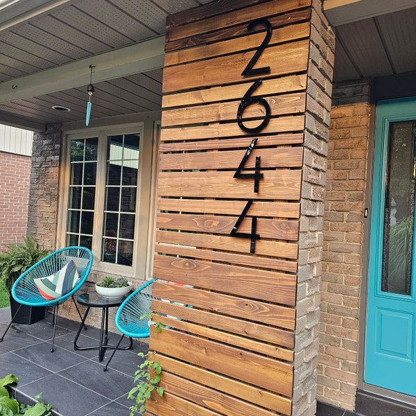 10 Inch Modern House Numbers and Letters, Custom House Address Signs ...