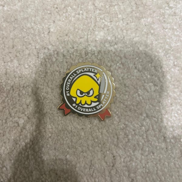 Splatoon Medal Awards Enamel Pin - Etsy