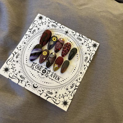 Rhysand Acotar Inspired Press on Nail Set - Etsy