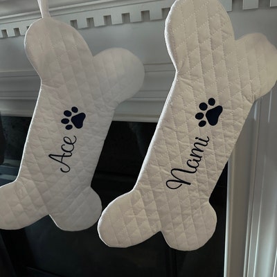 Personalized Christmas Stockings, Beige Christmas Stockings, Block ...