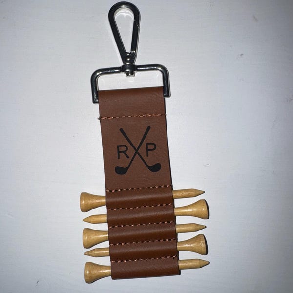 Golf Tee Tag - Personalized Golf Gifts for Men or Woman - Custom Golf ...