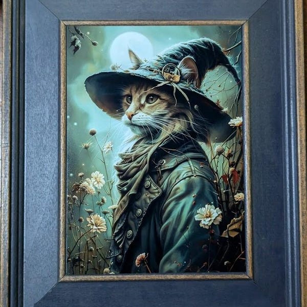 Octopus Mermaid Art Print Sea Siren Poster, Underwater Fantasy Decor ...