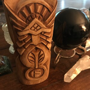 Goibniu God Satuette Made From Linden. Goibniu / Gaibhne Irish - Etsy